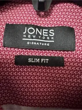 Jones New York | Shirts | Jones New York Slim Fit Mens Buttonup In Deep ...